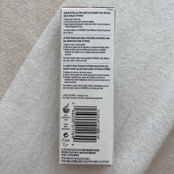 COVERGIRL | Makeup | Nib Covergirl Outlast Two Part All Day Lip Color ...